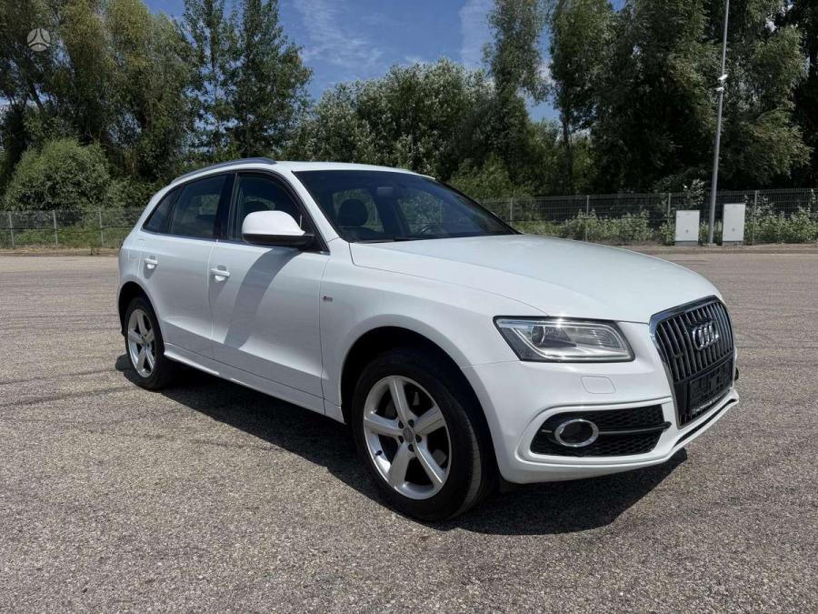 Balts Audi Q5 2014 Marijampole, ar dzinēja tilpumu 2.97 L un nobraukumu 281 tūkst. km par 9950 €, foto 1 vietnē AUTOMOTO.COM.LV