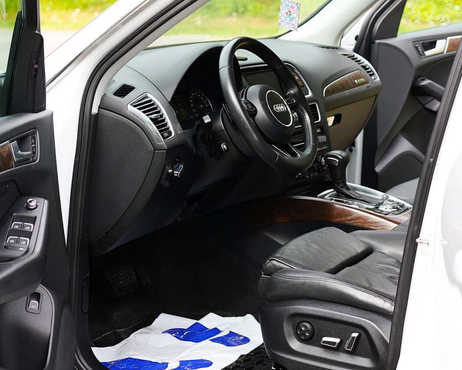 Balts Audi Q5 2014 Kretinga, ar dzinēja tilpumu 2.97 L un nobraukumu 313 tūkst. km par 12999 €, foto 18 vietnē AUTOMOTO.COM.LV