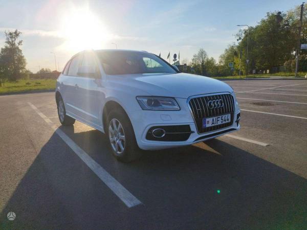 White Audi Q5 2014 in Kaunas, with an engine capacity of 2.00 L and mileage of 370 thousand km for 10400 €, photo 2 on AUTOMOTO.COM.LV
