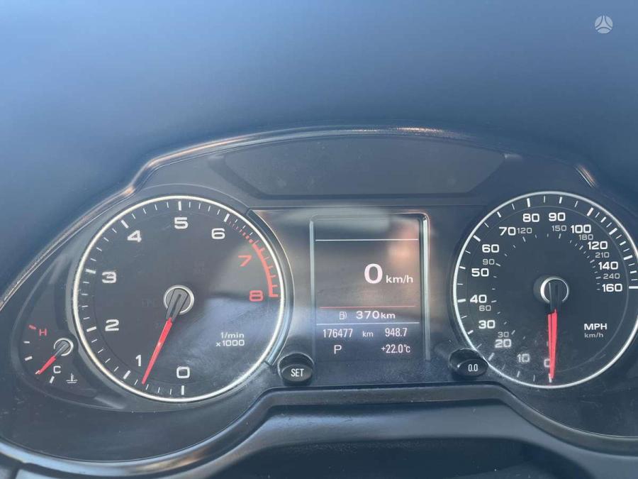White Audi Q5 2014 in Klaipeda, with an engine capacity of 1.98 L and mileage of 177 thousand km for 13200 €, photo 12 on AUTOMOTO.COM.LV