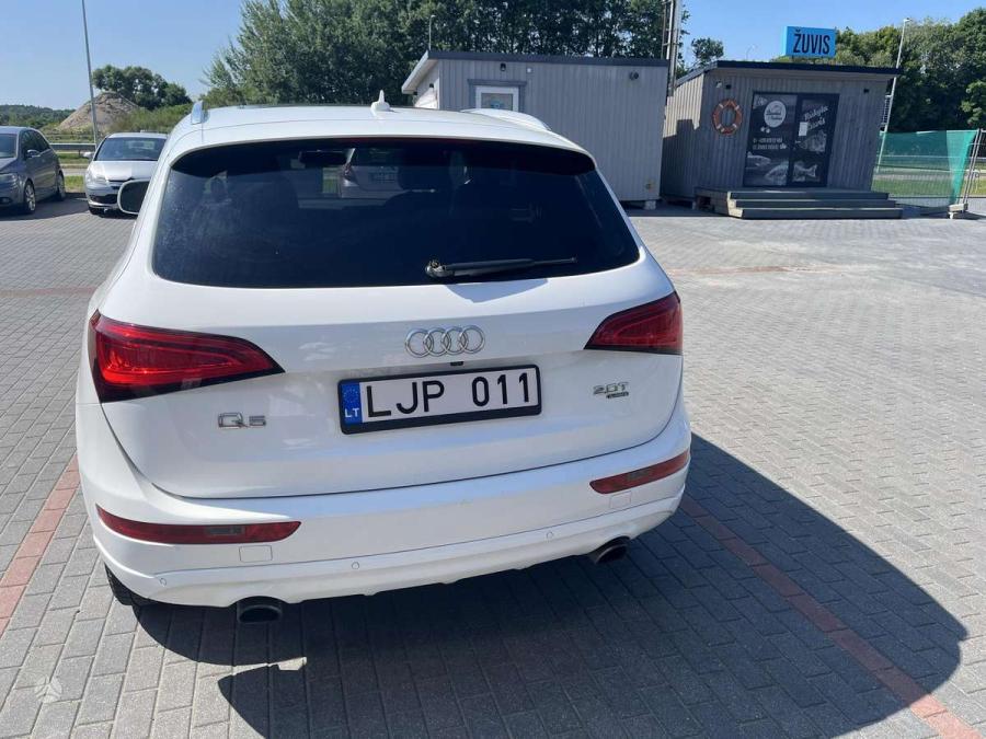 White Audi Q5 2014 in Klaipeda, with an engine capacity of 1.98 L and mileage of 177 thousand km for 13200 €, photo 24 on AUTOMOTO.COM.LV