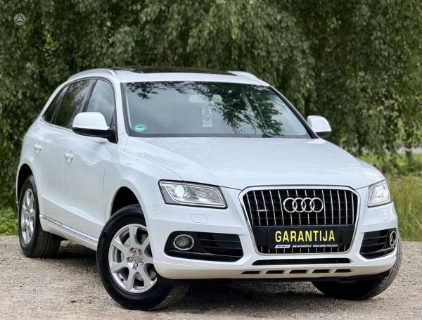 White Audi Q5 2014 in Siauliai, with an engine capacity of 1.97 L and mileage of 247 thousand km for 14950 €, photo 1 on AUTOMOTO.COM.LV