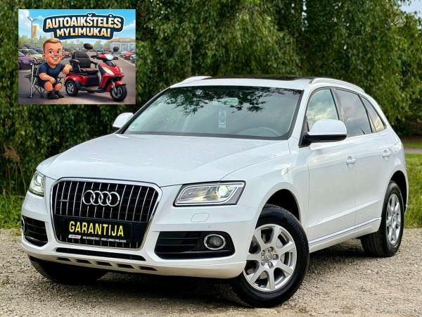 White Audi Q5 2014 in Siauliai, with an engine capacity of 1.97 L and mileage of 247 thousand km for 14950 €, photo 2 on AUTOMOTO.COM.LV