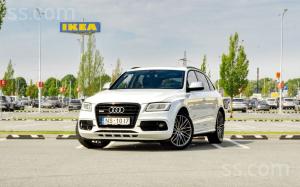 White Audi Q5 2014 in Riga, with an engine capacity of 3.00 L and mileage of 300 thousand km for 13990 €, photo  on AUTOMOTO.COM.LV