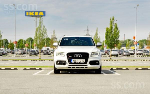 White Audi Q5 2014 in Riga, with an engine capacity of 3.00 L and mileage of 300 thousand km for 13990 €, photo 3 on AUTOMOTO.COM.LV
