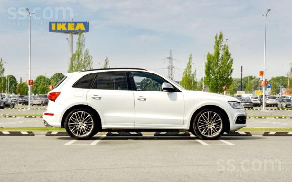 White Audi Q5 2014 in Riga, with an engine capacity of 3.00 L and mileage of 300 thousand km for 13990 €, photo 9 on AUTOMOTO.COM.LV