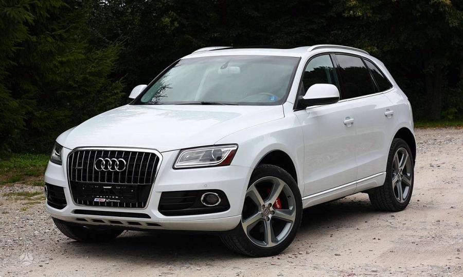 White Audi Q5 2014 in Kretinga, with an engine capacity of 2.97 L and mileage of 313 thousand km for 12999 €, photo 1 on AUTOMOTO.COM.LV