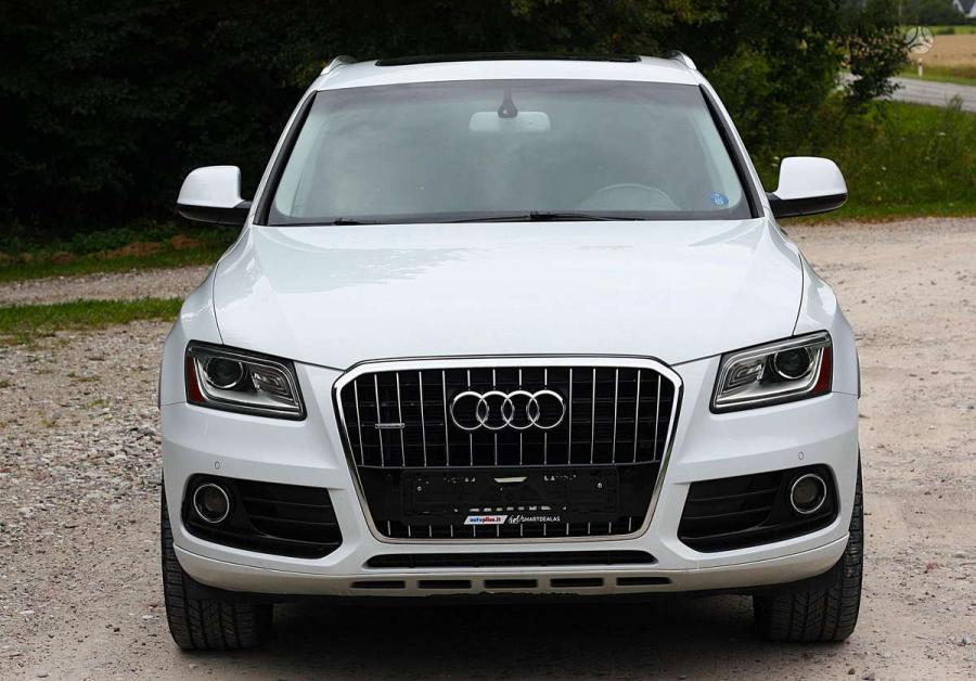 White Audi Q5 2014 in Kretinga, with an engine capacity of 2.97 L and mileage of 313 thousand km for 12999 €, photo 4 on AUTOMOTO.COM.LV