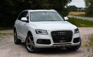 White Audi Q5 2014 in Kretinga, with an engine capacity of 2.97 L and mileage of 313 thousand km for 12999 €, photo 7 on AUTOMOTO.COM.LV