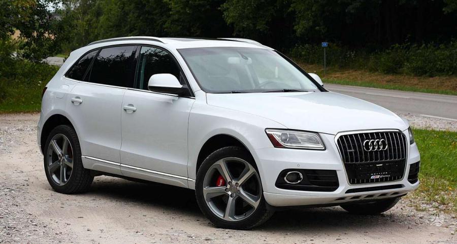White Audi Q5 2014 in Kretinga, with an engine capacity of 2.97 L and mileage of 313 thousand km for 12999 €, photo 8 on AUTOMOTO.COM.LV