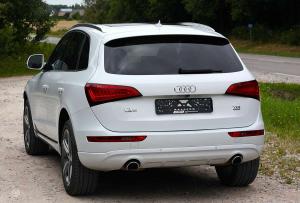 White Audi Q5 2014 in Kretinga, with an engine capacity of 2.97 L and mileage of 313 thousand km for 12999 €, photo 15 on AUTOMOTO.COM.LV