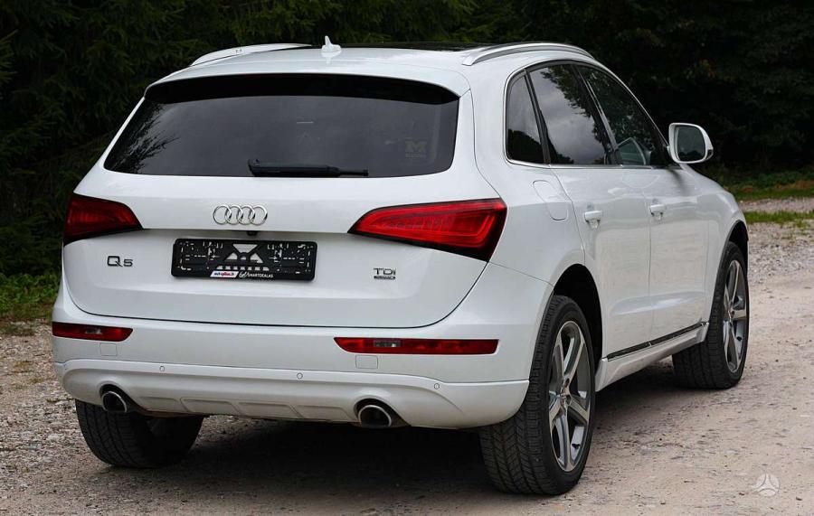 White Audi Q5 2014 in Kretinga, with an engine capacity of 2.97 L and mileage of 313 thousand km for 12999 €, photo 20 on AUTOMOTO.COM.LV