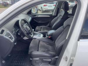 White Audi Q5 2014 in Vilnius, with an engine capacity of 2.00 L and mileage of 222 thousand km for 13350 €, photo 6 on AUTOMOTO.COM.LV