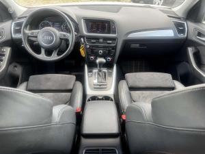 White Audi Q5 2014 in Vilnius, with an engine capacity of 2.00 L and mileage of 222 thousand km for 13350 €, photo 10 on AUTOMOTO.COM.LV