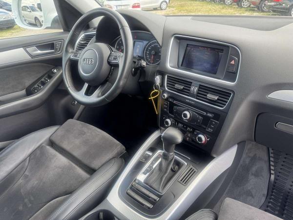 White Audi Q5 2014 in Vilnius, with an engine capacity of 2.00 L and mileage of 222 thousand km for 13350 €, photo 10 on AUTOMOTO.COM.LV