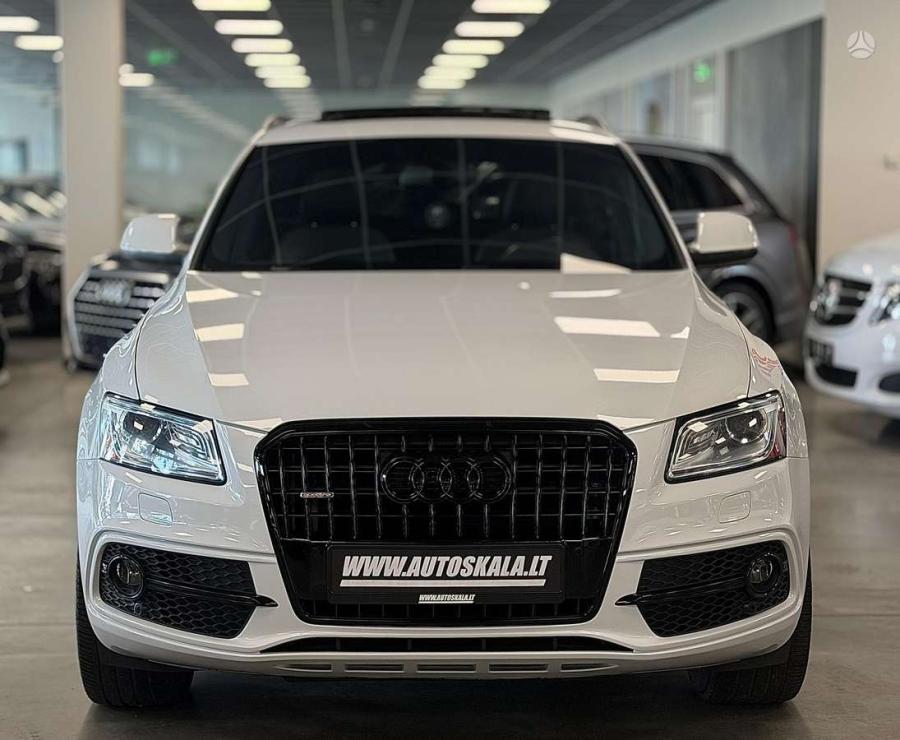 White Audi Q5 2014 in Klaipeda, with an engine capacity of 3.00 L and mileage of 113 thousand km for 14300 €, photo 3 on AUTOMOTO.COM.LV