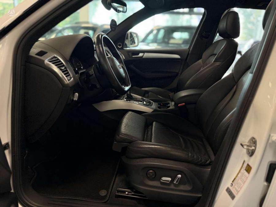 White Audi Q5 2014 in Klaipeda, with an engine capacity of 3.00 L and mileage of 113 thousand km for 14300 €, photo 10 on AUTOMOTO.COM.LV