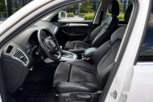 White Audi Q5 2014 in Vilnius, with an engine capacity of 2.00 L and mileage of 222 thousand km for 13350 €, photo 6 on AUTOMOTO.COM.LV
