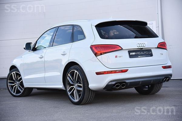 White Audi Q5 2014 in Tukums, with an engine capacity of 3.00 L and mileage of 273 thousand km for 15990 €, photo 3 on AUTOMOTO.COM.LV