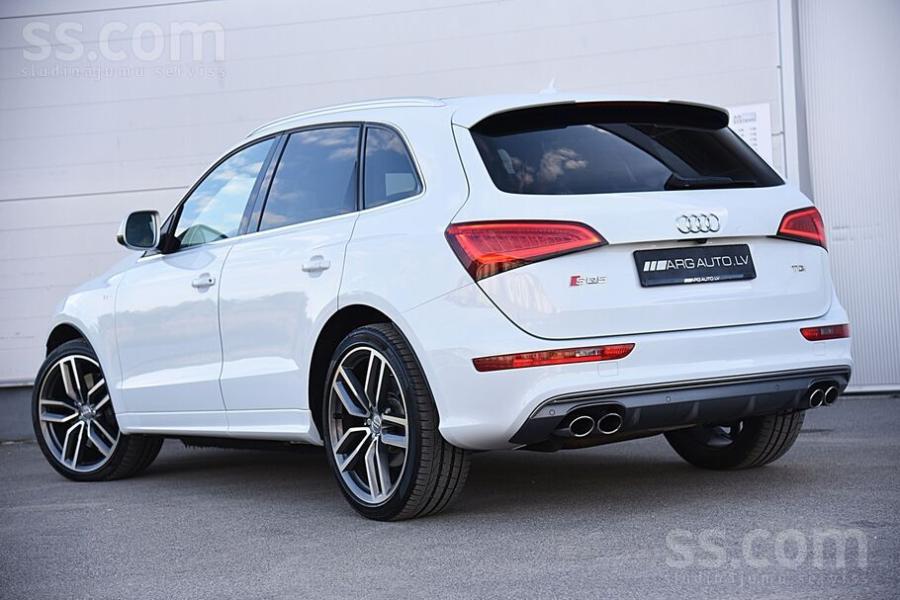White Audi Q5 2014 in Tukums, with an engine capacity of 3.00 L and mileage of 273 thousand km for 15990 €, photo 3 on AUTOMOTO.COM.LV