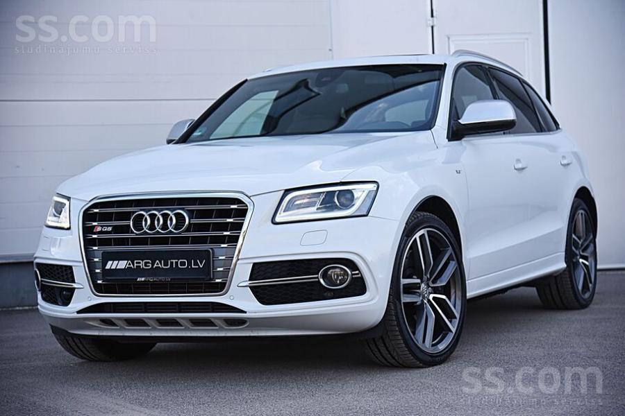 White Audi Q5 2014 in Tukums, with an engine capacity of 3.00 L and mileage of 273 thousand km for 15990 €, photo 4 on AUTOMOTO.COM.LV