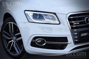 White Audi Q5 2014 in Tukums, with an engine capacity of 3.00 L and mileage of 273 thousand km for 15990 €, photo 6 on AUTOMOTO.COM.LV