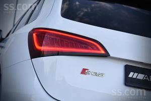 White Audi Q5 2014 in Tukums, with an engine capacity of 3.00 L and mileage of 273 thousand km for 15990 €, photo 7 on AUTOMOTO.COM.LV