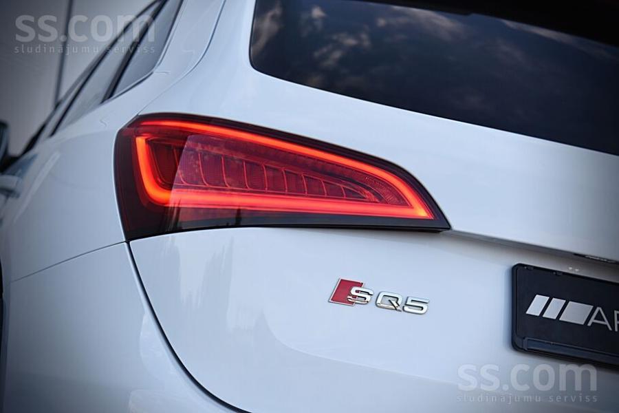 White Audi Q5 2014 in Tukums, with an engine capacity of 3.00 L and mileage of 273 thousand km for 15990 €, photo 7 on AUTOMOTO.COM.LV