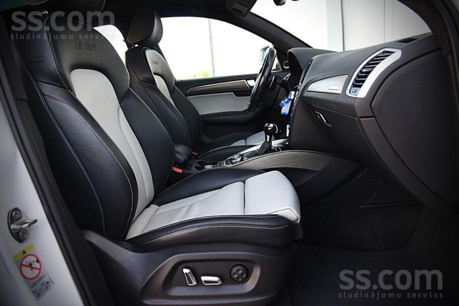 White Audi Q5 2014 in Tukums, with an engine capacity of 3.00 L and mileage of 273 thousand km for 15990 €, photo 23 on AUTOMOTO.COM.LV