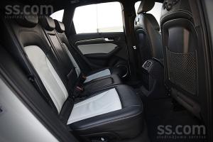 White Audi Q5 2014 in Tukums, with an engine capacity of 3.00 L and mileage of 273 thousand km for 15990 €, photo 26 on AUTOMOTO.COM.LV