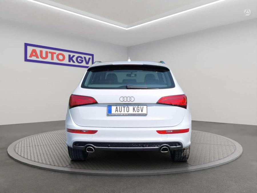 White Audi Q5 2014 in Vilnius, with an engine capacity of 3.00 L and mileage of 283 thousand km for 13699 €, photo 5 on AUTOMOTO.COM.LV