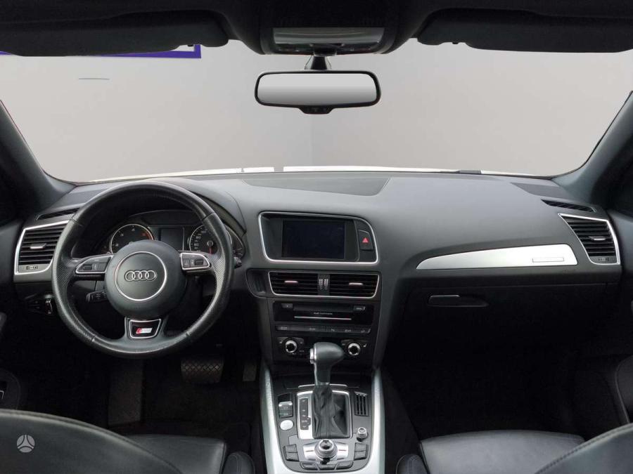 White Audi Q5 2014 in Vilnius, with an engine capacity of 3.00 L and mileage of 283 thousand km for 13699 €, photo 15 on AUTOMOTO.COM.LV
