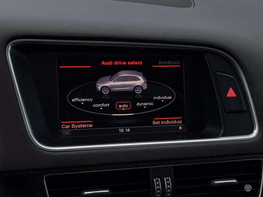 White Audi Q5 2014 in Vilnius, with an engine capacity of 3.00 L and mileage of 283 thousand km for 13699 €, photo 21 on AUTOMOTO.COM.LV