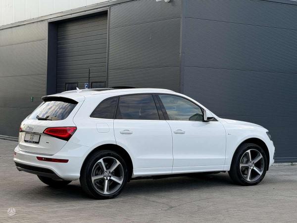 White Audi Q5 2014 in Kaunas, with an engine capacity of 1.97 L and mileage of 118 thousand km for 16990 €, photo 6 on AUTOMOTO.COM.LV