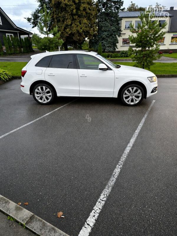 White Audi Q5 2014 in Utena, with an engine capacity of 2.00 L and mileage of 203 thousand km for 12500 €, photo 1 on AUTOMOTO.COM.LV