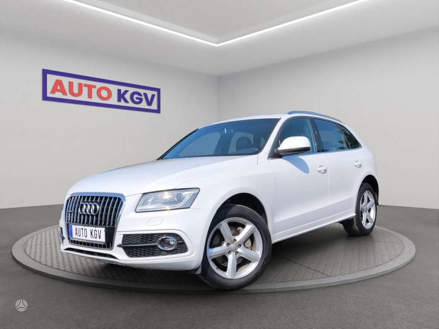 White Audi Q5 2014 in Vilnius, with an engine capacity of 3.00 L and mileage of 283 thousand km for 13699 €, photo 1 on AUTOMOTO.COM.LV