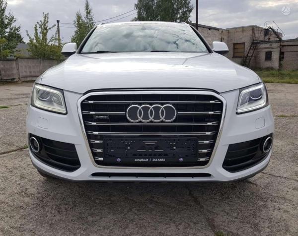 Audi Q5 2014 in Siauliai on AUTOMOTO.COM.LV White Audi Q5 2014 in Siauliai, with an engine capacity of 1.97 L and mileage of 300 thousand km for 9700 β¬, photo 3 on AUTOMOTO.COM.LV