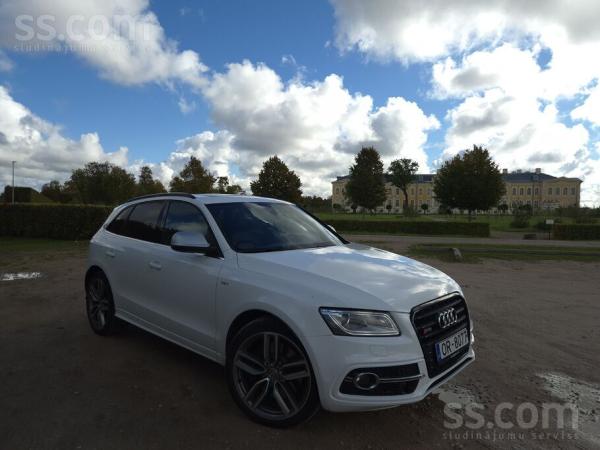 White Audi Q5 2014 in Bauska, with an engine capacity of 3.00 L and mileage of 283 thousand km for 15200 €, photo 1 on AUTOMOTO.COM.LV