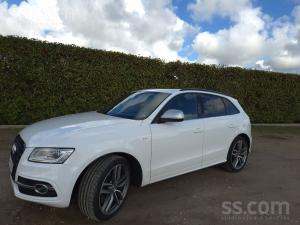 White Audi Q5 2014 in Bauska, with an engine capacity of 3.00 L and mileage of 283 thousand km for 15200 €, photo 4 on AUTOMOTO.COM.LV
