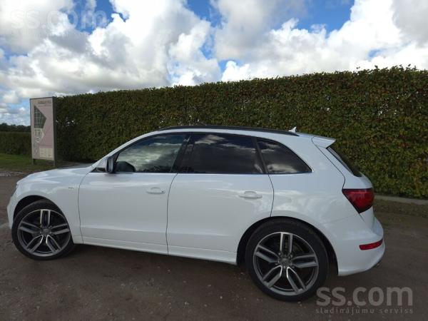 White Audi Q5 2014 in Bauska, with an engine capacity of 3.00 L and mileage of 283 thousand km for 15200 €, photo 5 on AUTOMOTO.COM.LV