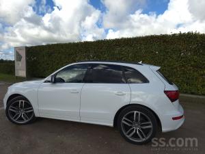 White Audi Q5 2014 in Bauska, with an engine capacity of 3.00 L and mileage of 283 thousand km for 15200 €, photo 5 on AUTOMOTO.COM.LV