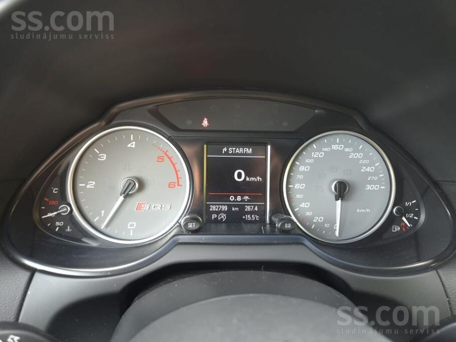 White Audi Q5 2014 in Bauska, with an engine capacity of 3.00 L and mileage of 283 thousand km for 15200 €, photo 8 on AUTOMOTO.COM.LV