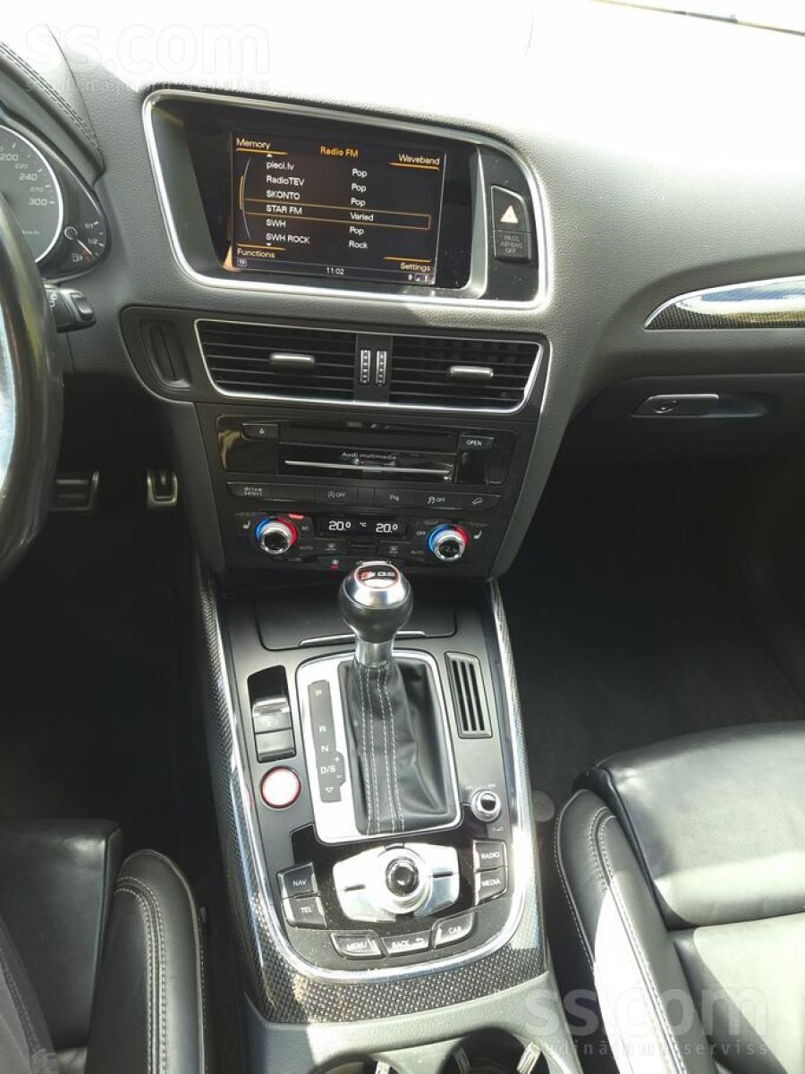 White Audi Q5 2014 in Bauska, with an engine capacity of 3.00 L and mileage of 283 thousand km for 15200 €, photo 9 on AUTOMOTO.COM.LV