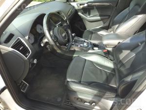 White Audi Q5 2014 in Bauska, with an engine capacity of 3.00 L and mileage of 283 thousand km for 15200 €, photo 10 on AUTOMOTO.COM.LV