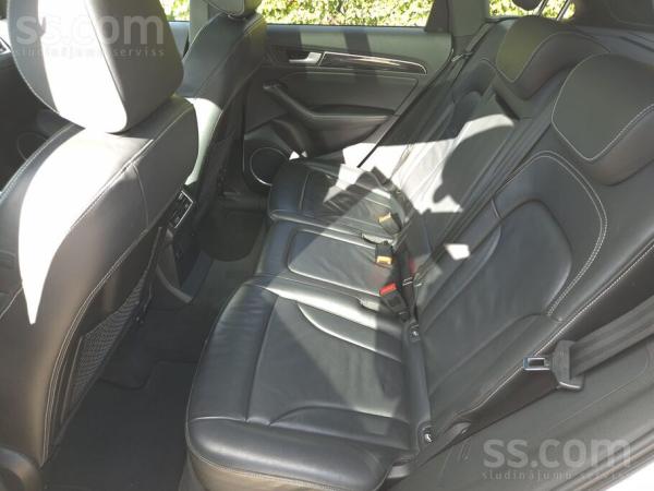 White Audi Q5 2014 in Bauska, with an engine capacity of 3.00 L and mileage of 283 thousand km for 15200 €, photo 11 on AUTOMOTO.COM.LV