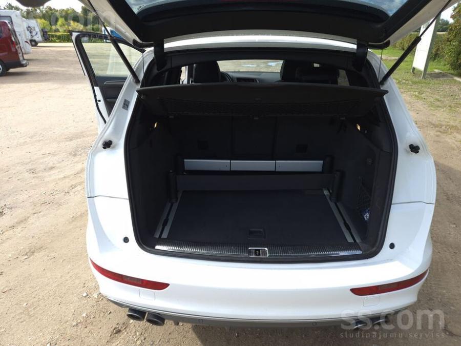 White Audi Q5 2014 in Bauska, with an engine capacity of 3.00 L and mileage of 283 thousand km for 15200 €, photo 12 on AUTOMOTO.COM.LV