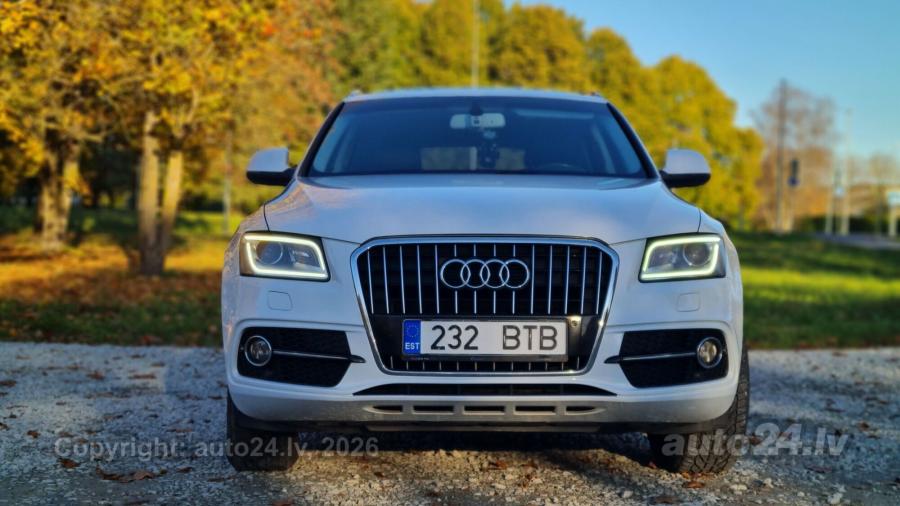 Balts Audi Q5 2014 Mardu, ar dzinēja tilpumu 2.00 L un nobraukumu 227 tūkst. km par 11500 €, foto 1 vietnē AUTOMOTO.COM.LV