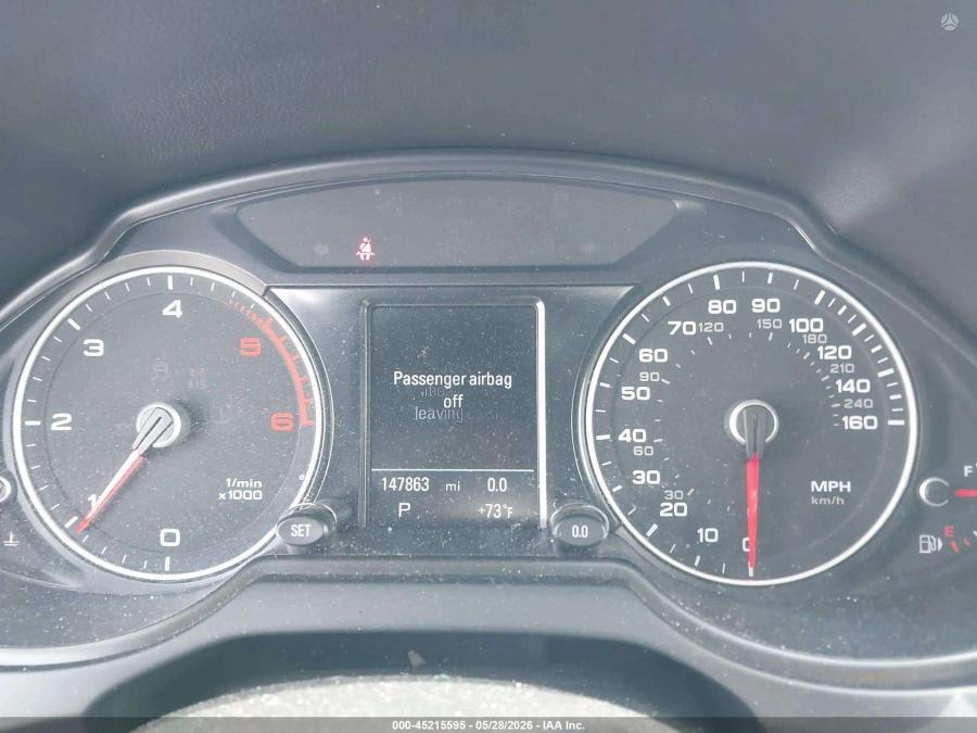 White Audi Q5 2014 in Vilnius, with an engine capacity of 2.97 L and mileage of 238 thousand km for 9700 €, photo 12 on AUTOMOTO.COM.LV