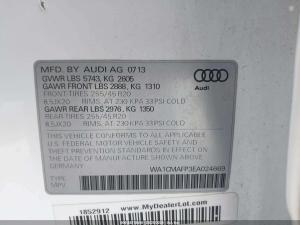 White Audi Q5 2014 in Vilnius, with an engine capacity of 2.97 L and mileage of 238 thousand km for 9700 €, photo 14 on AUTOMOTO.COM.LV