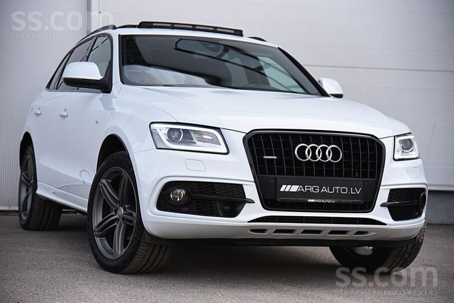 Balts Audi Q5 2015 Tukums, ar dzinēja tilpumu 2.00 L un nobraukumu 223 tūkst. km par 14990 €, foto 1 vietnē AUTOMOTO.COM.LV